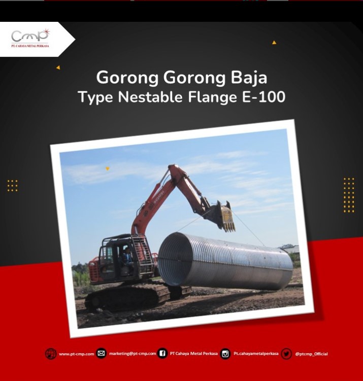 Corrugated Steel Pipe Gorong Gorong Baja